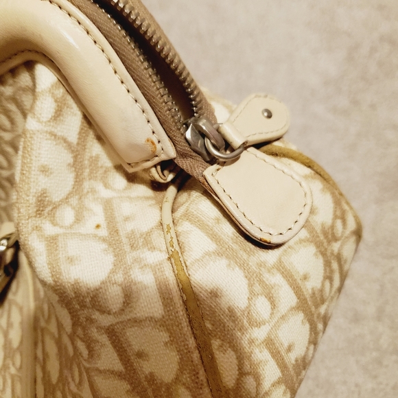 Dior | Bags | Vintage Beige Dior Monogram Diorissimo Trotter Romantique ...